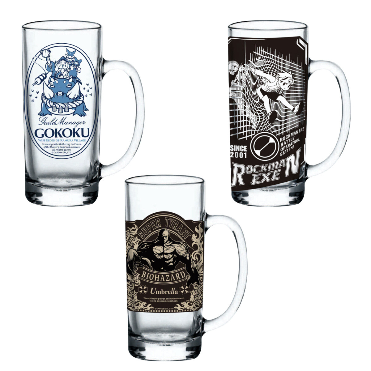 Capcom Glass Mug Collection - Tokyo Otaku Mode (TOM)