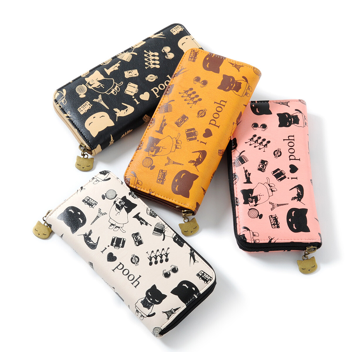 Osumashi Pooh-chan Travel Pooh-chan Long Wallets - Tokyo Otaku Mode (TOM)