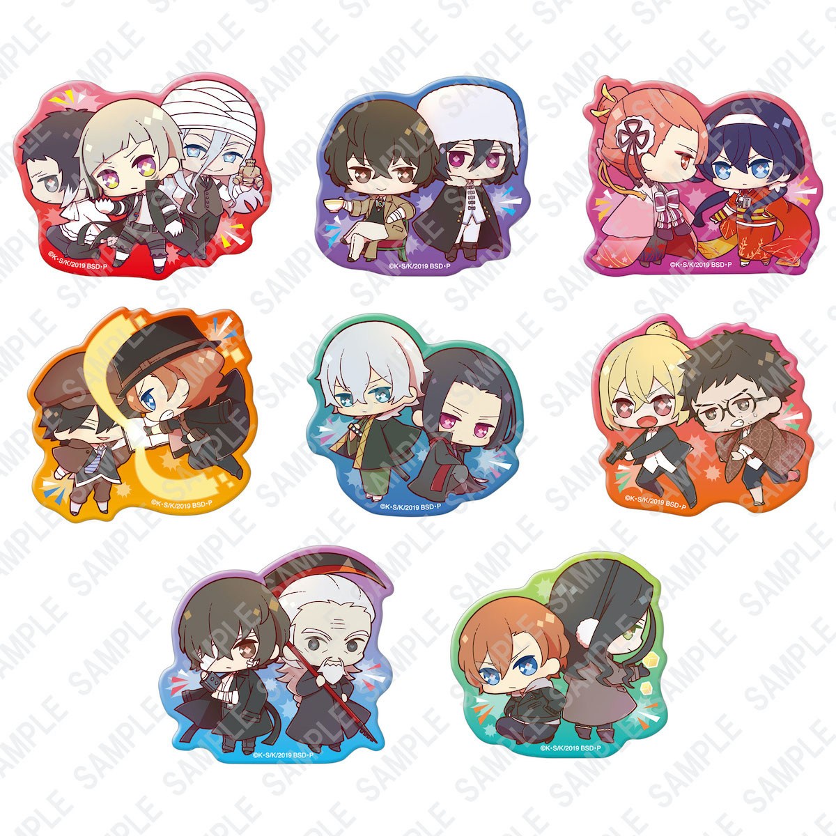 Bungo Stray Dogs Versus Clear Clip Badge Box Set: KADOKAWA - Tokyo ...