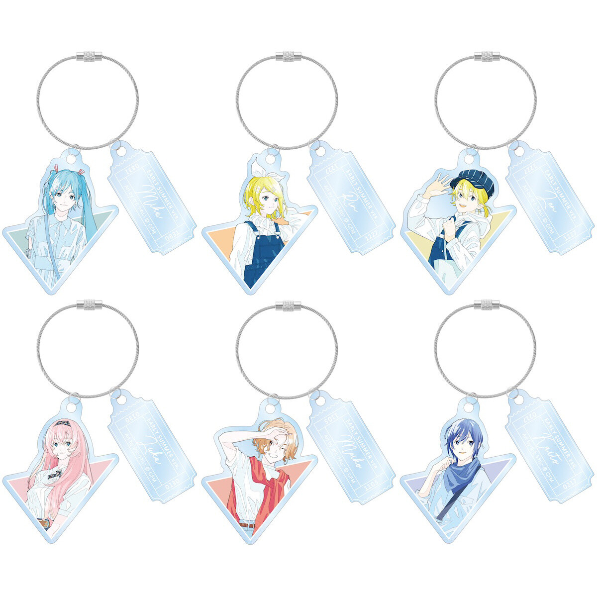 Piapro Characters Early Summer Ver. Wire Acrylic Keychain Collection ...
