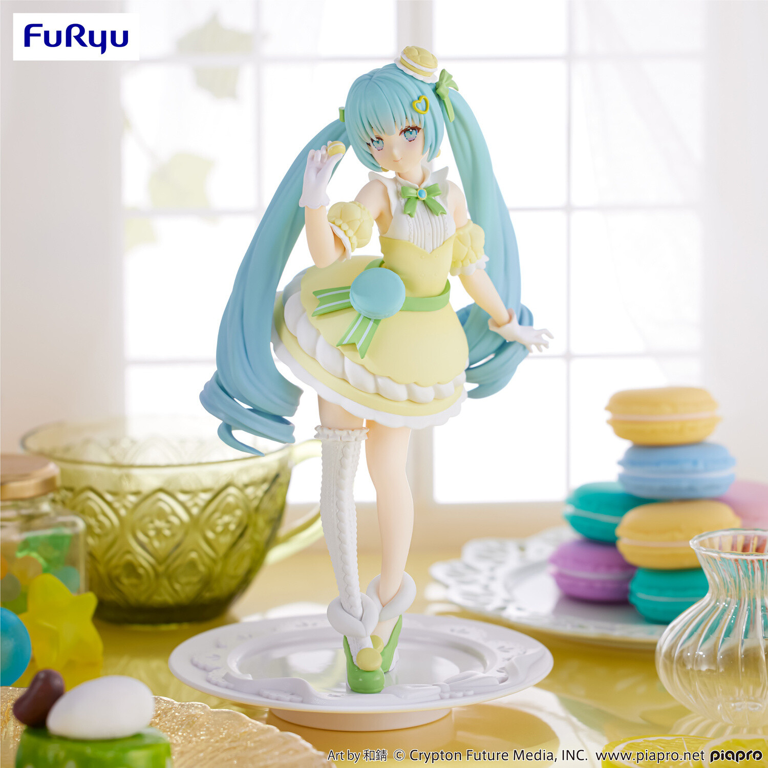 Exceed Creative Figure Hatsune Miku Sweet Sweets Series Macaroon Citron ...