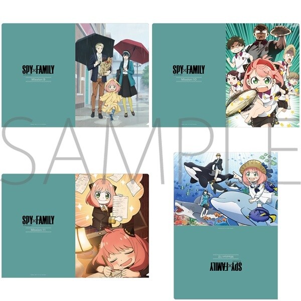 Spy x Family Mission 9-12 Main Visual Clear File Set - Tokyo Otaku Mode ...