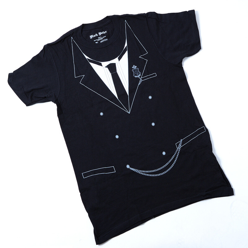 Black Butler Faux Sebastian Tux T-Shirt - Tokyo Otaku Mode (TOM)