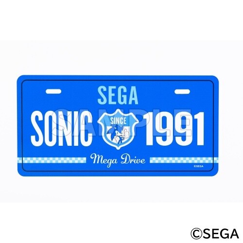 Sonic the Hedgehog License Plate - Tokyo Otaku Mode (TOM)