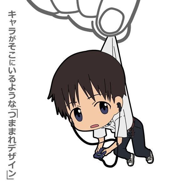 Evangelion Tsumamare Keychain Collection Shinji Ikari Uniform Ver ...