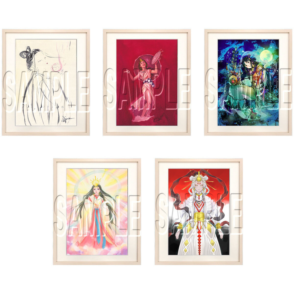 Amaterasu Omikami Reproduction Art Print Collection: KADOKAWA - Tokyo ...