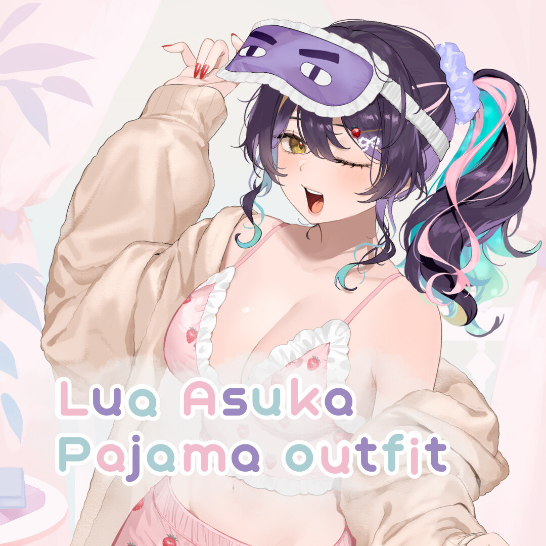 Lua Asuka Pajama Outfit Acrylic Stand: Production kawaii - Tokyo Otaku Mode (TOM)