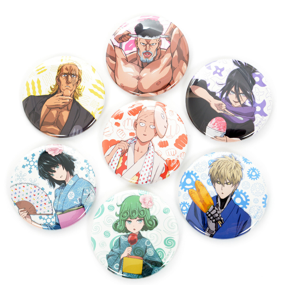 One-Punch Man Autumn Festival 2016 Pin Badge Collection: Bandai Namco ...