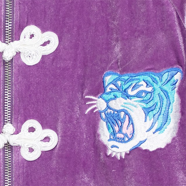 LISTEN FLAVOR Tiger China Velour Track Jacket - Tokyo Otaku Mode (TOM)