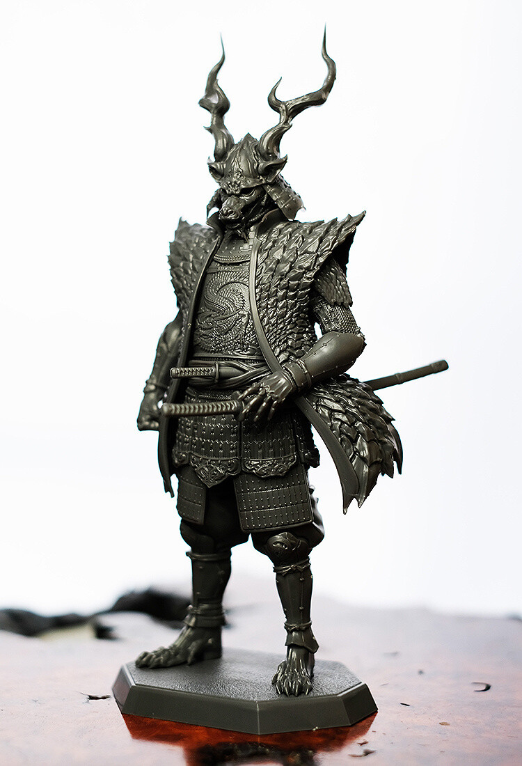 Zodiac Warrior: Dragon Ready-to-Assemble Plastic Model Kit (Re-run ...
