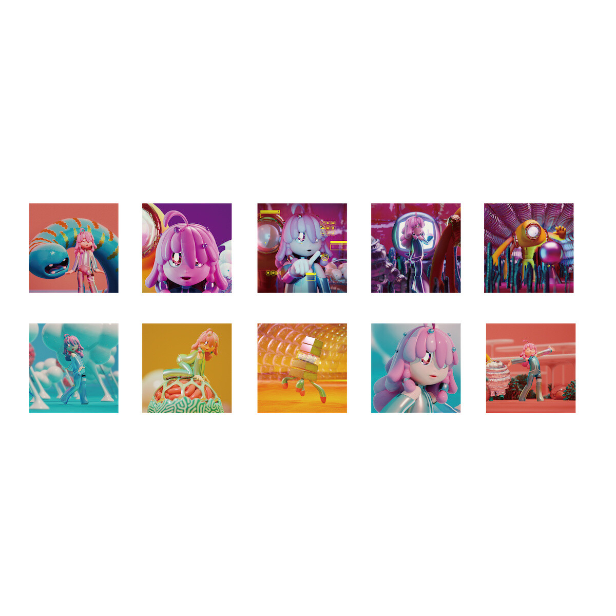 IA GLOWB MICRO Tradable Tin Badges (Total of 10 Types) - Tokyo Otaku ...