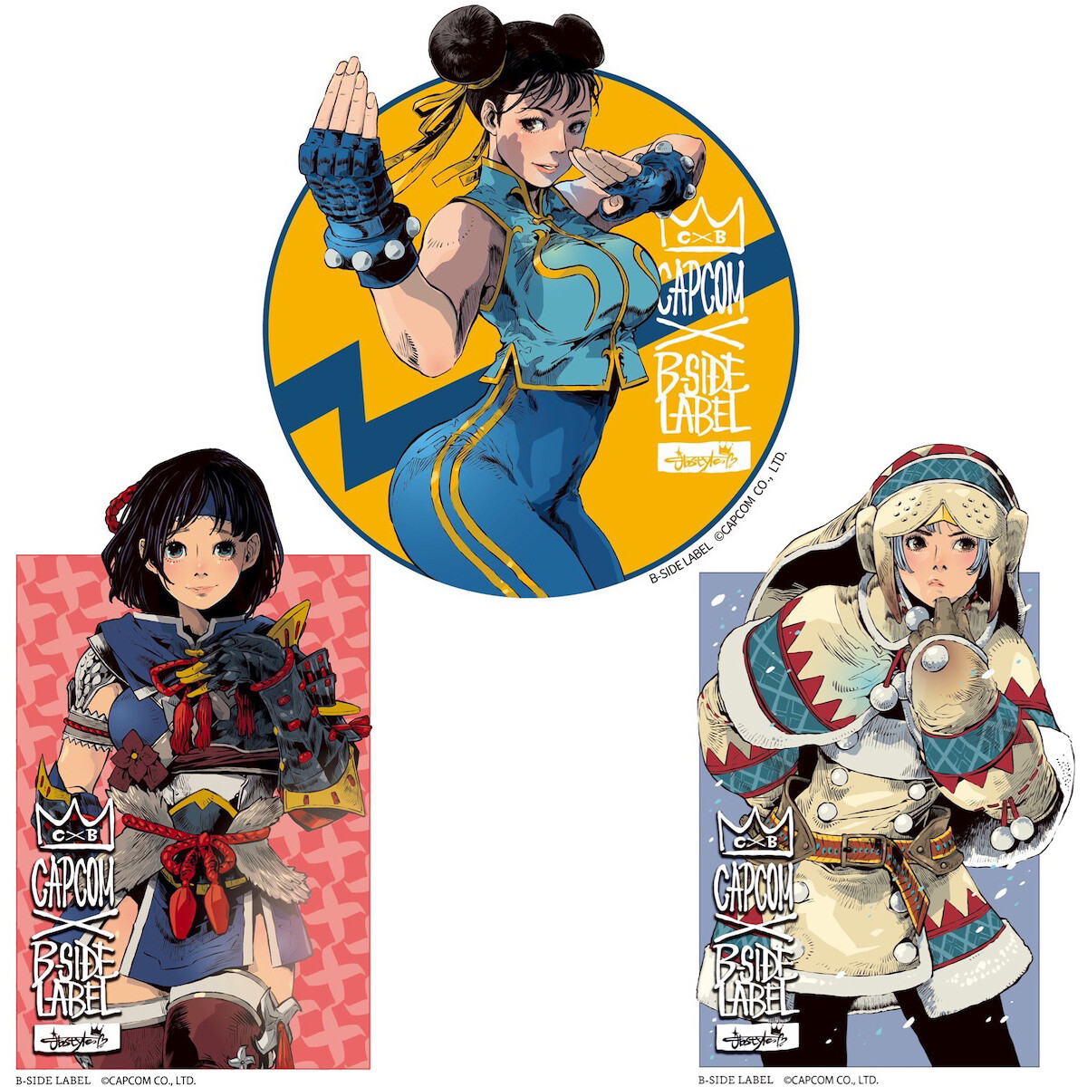 Capcom x B-Side Label Capcom Girls Sticker Collection Vol. 3 - Tokyo ...
