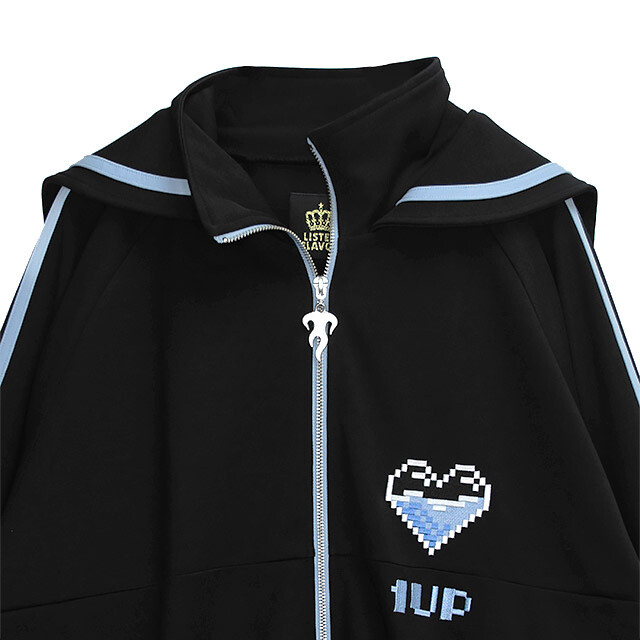 LISTEN FLAVOR 1-Up Heart Sailor Jersey Hoodie: Listen Flavor - Tokyo ...