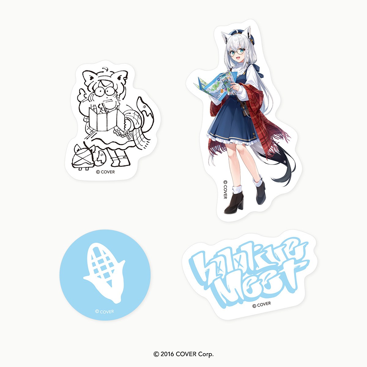 hololive Meet 2024 Die-Cut Sticker Set - Shirakami Fubuki 100% OFF ...