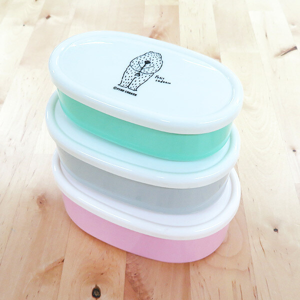 Hello Marche Botanical Series Elliptical Lunch Box 3-Piece Set - Tokyo ...