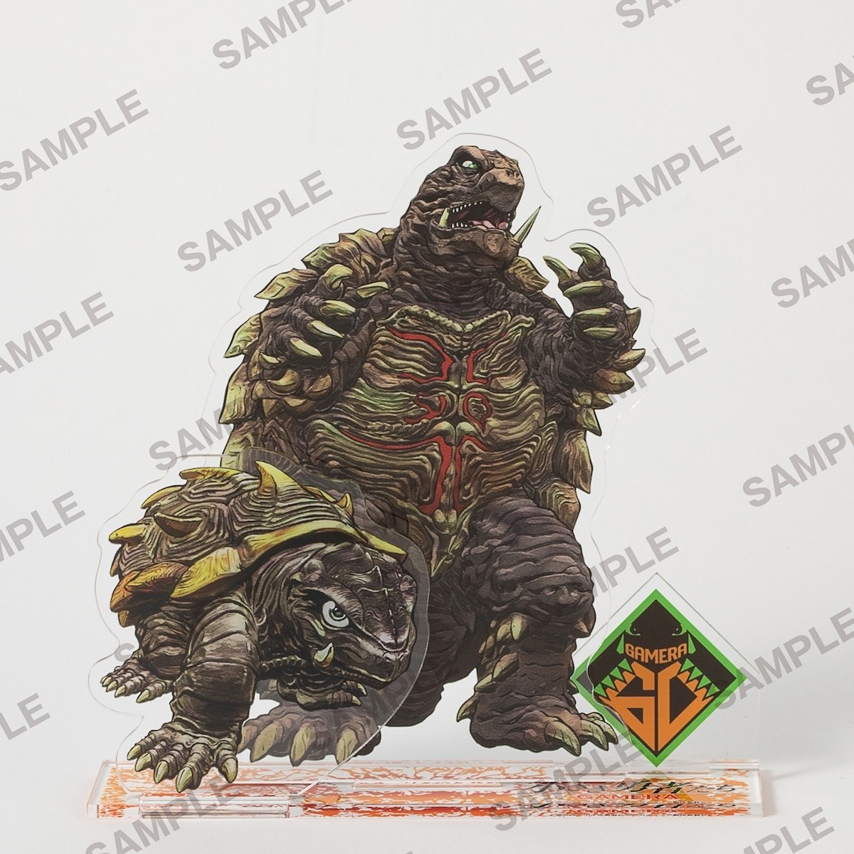 Gamera 60th Anniversary Acrylic Stand Toto & Avant Gamera: KADOKAWA 54% ...