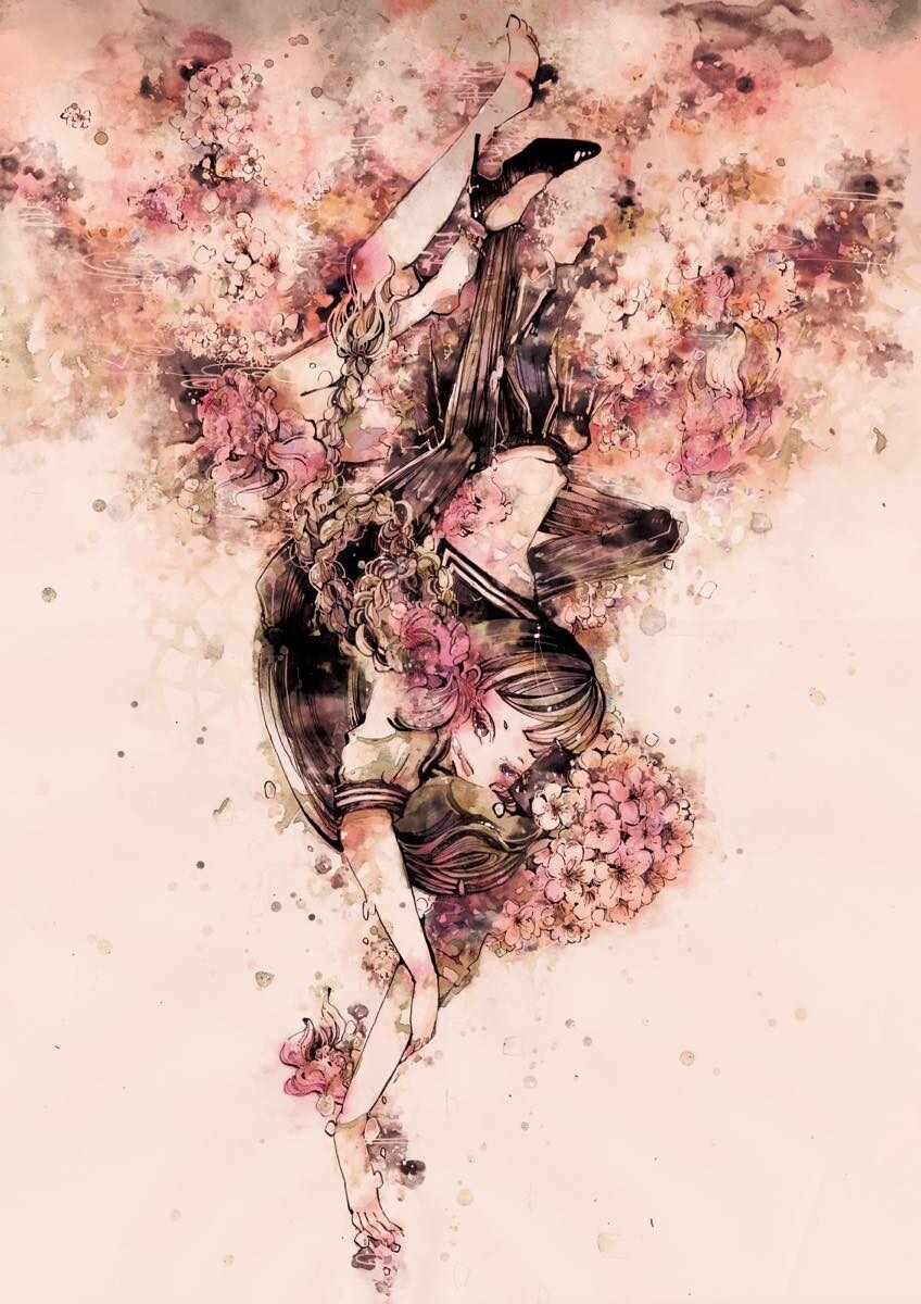 Sakura Exhibition: ai "Fluttering Down" Poster - Tokyo Otaku Mode (TOM)