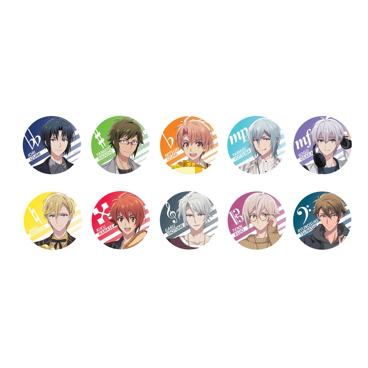 IDOLiSH 7 Badge Collection: Outing Ver. Box Set: Bandai Namco Filmworks ...