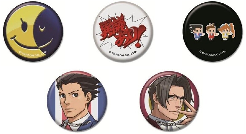 Phoenix Wright: Ace Attorney - Dual Destinies Set of 5 Badges - Tokyo ...