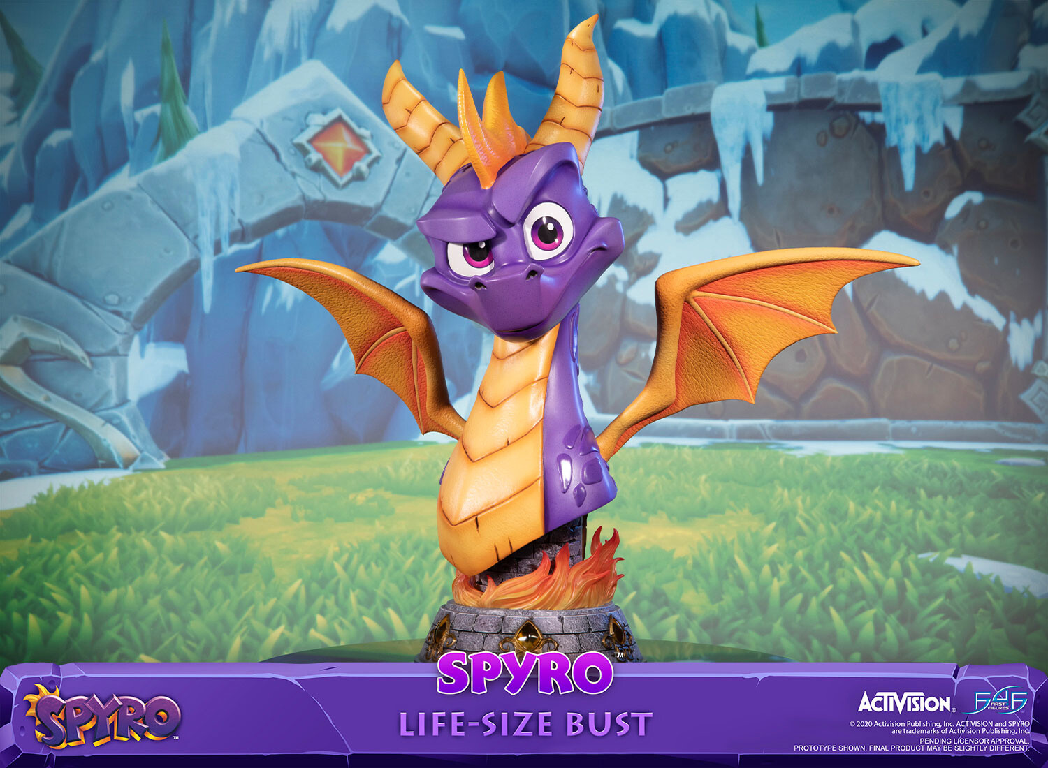 Spyro the Dragon Spyro Life-Size Bust: Standard Edition: First 4 ...