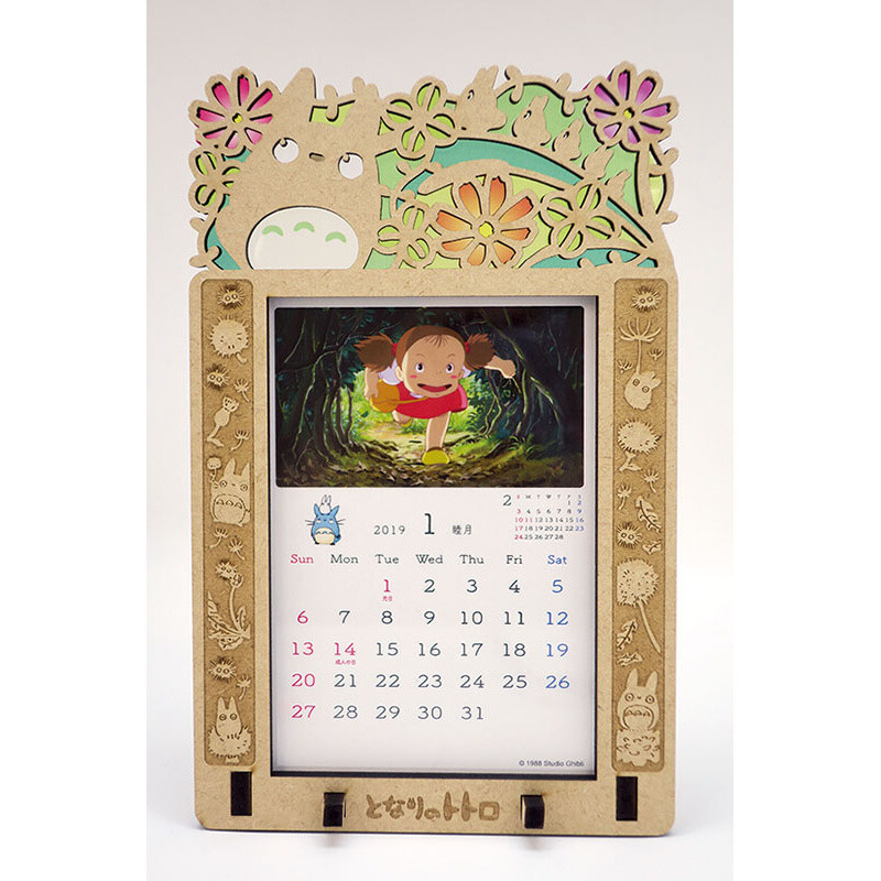 My Neighbor Totoro 2019 Stained Frame Calendar: Ghibli - Tokyo Otaku ...