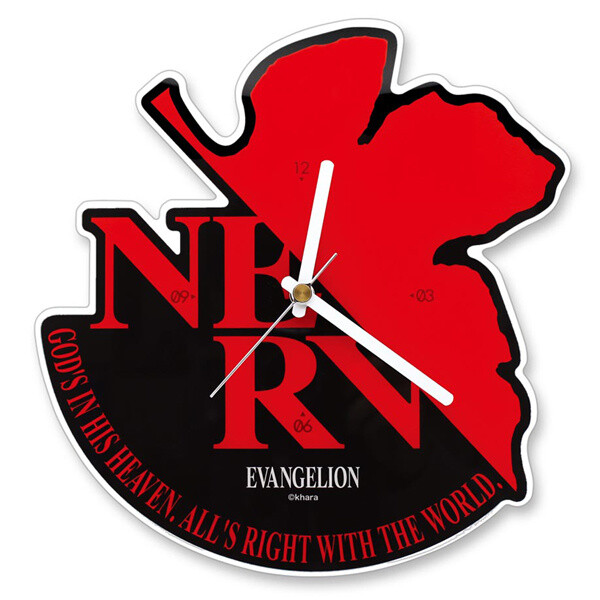 Evangelion NERV Acrylic Wall Clock - Tokyo Otaku Mode (TOM)