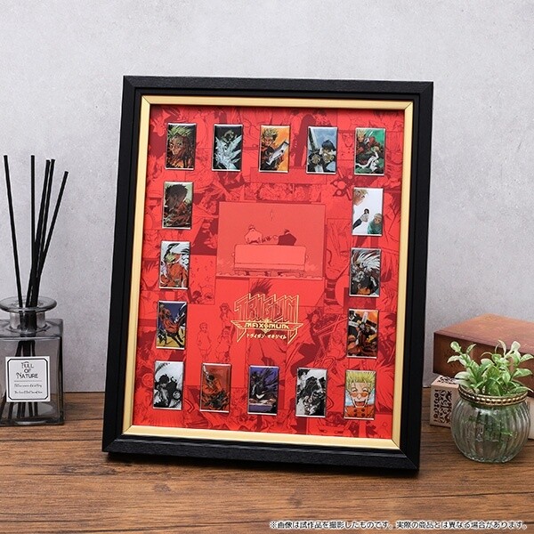 Trigun Maximum Pin Badge Collection with Wood Frame - Tokyo Otaku Mode ...