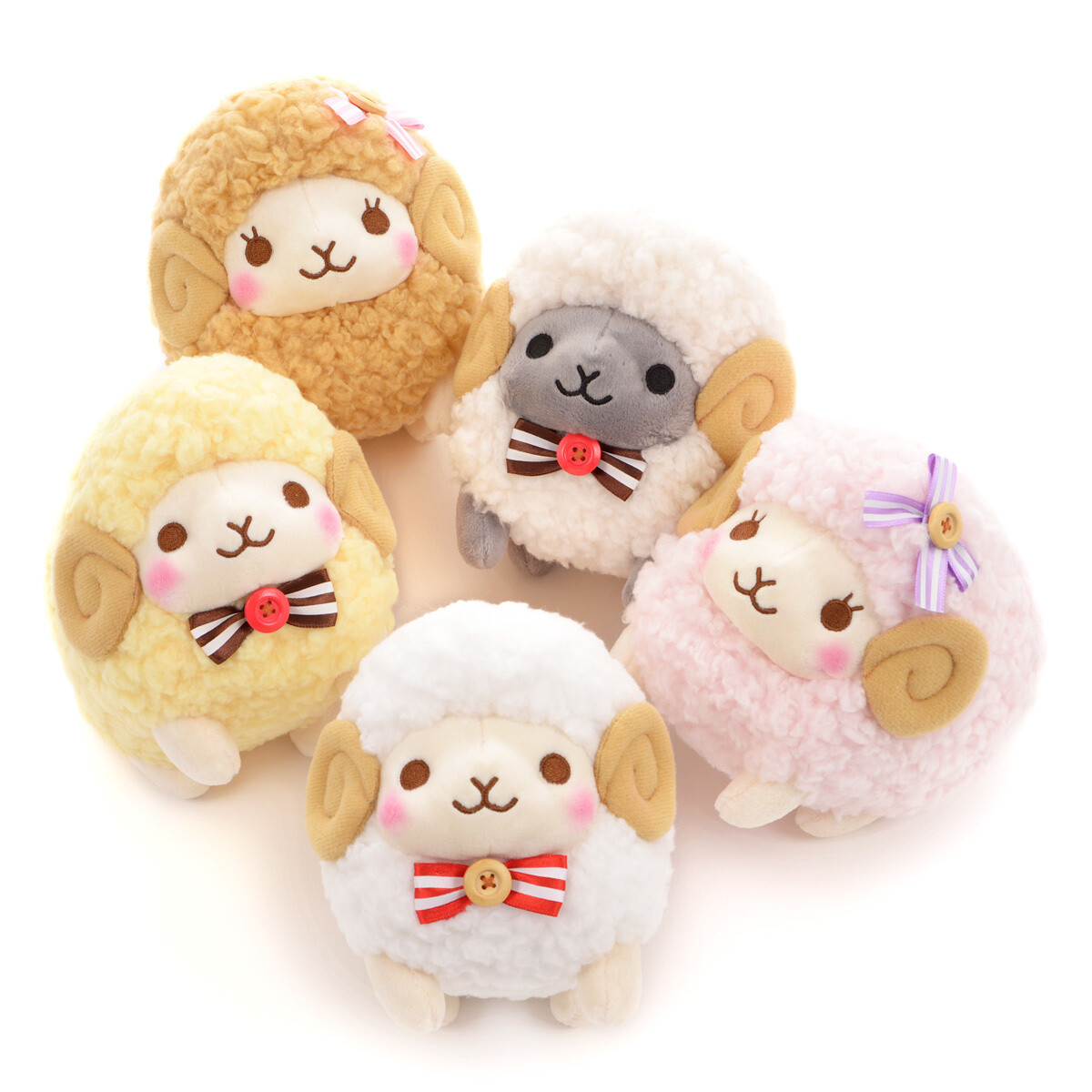 Fuwa-moko Natural Wooly Sheep Standard Plush Collection - Tokyo Otaku ...
