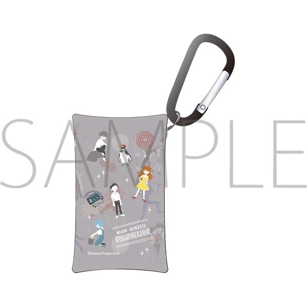 Neon Genesis Evangelion Yuru Pallet Clear Case with Carabiner - Tokyo ...