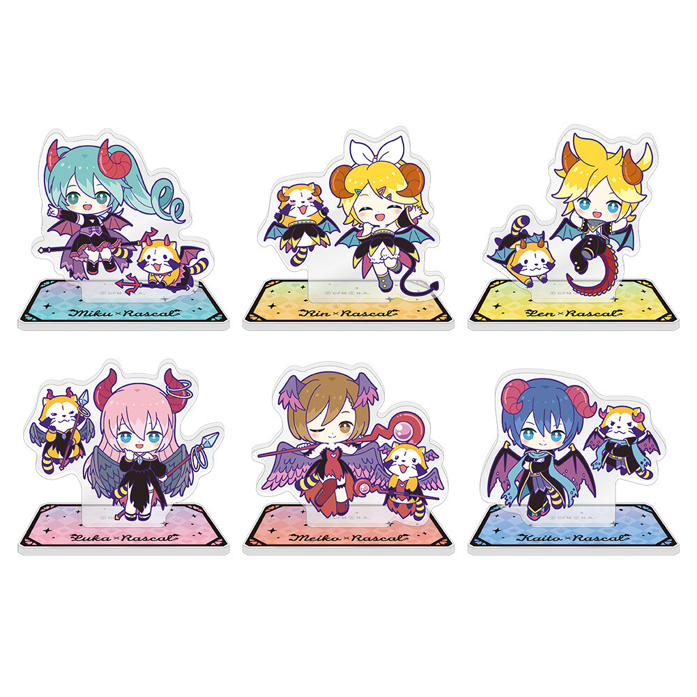 Hatsune Miku x Rascal the Raccoon 2023 Acrylic Stand Collection Box Set ...