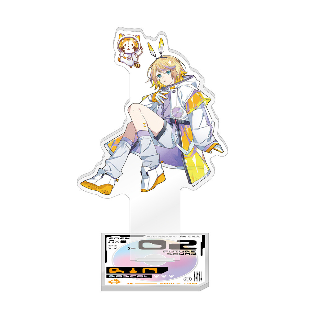 Hatsune Miku x Rascal the Raccoon 2024 Acrylic Stand Kagamine Rin ...