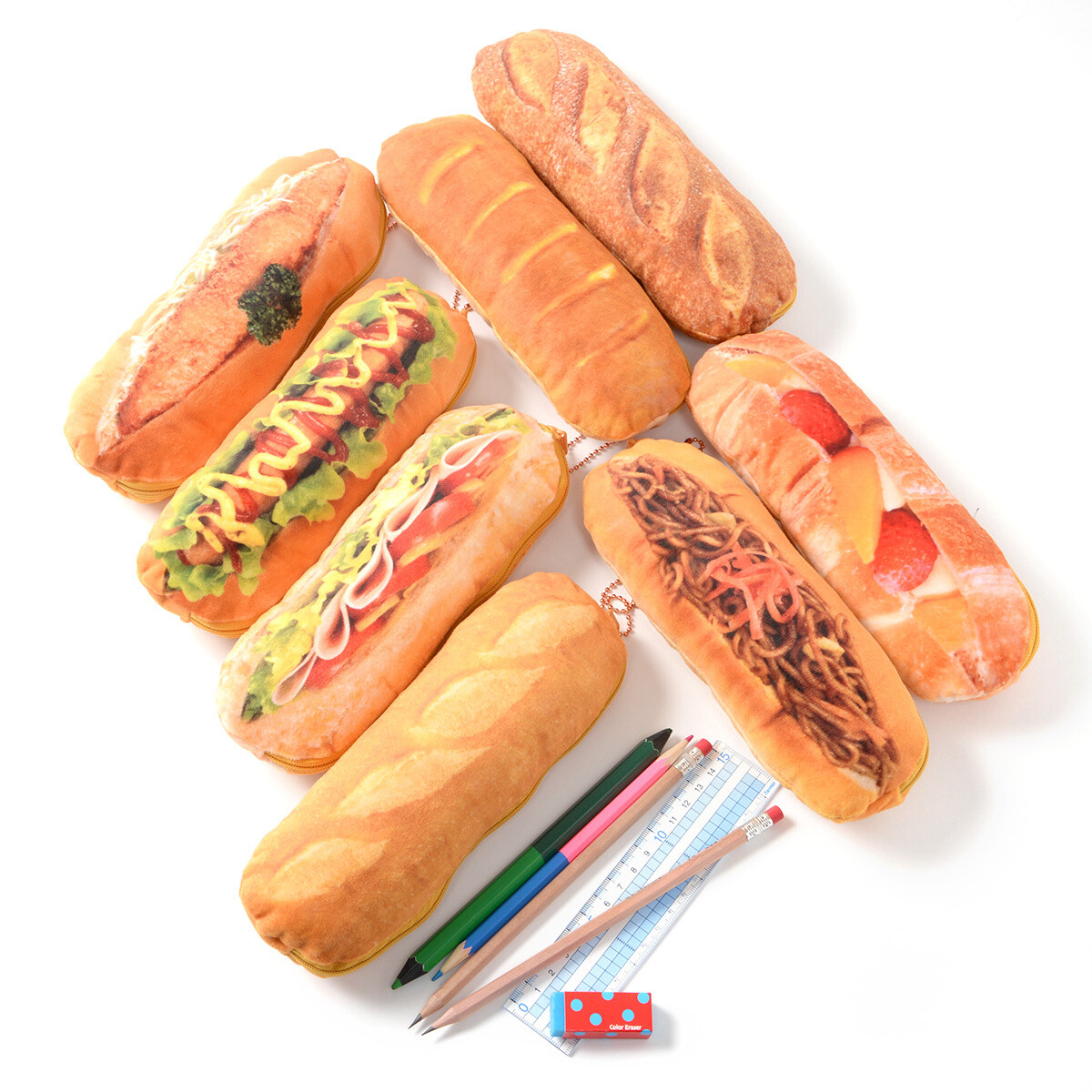 Marude Pan Like a Bread Pen Pouches - Tokyo Otaku Mode (TOM)