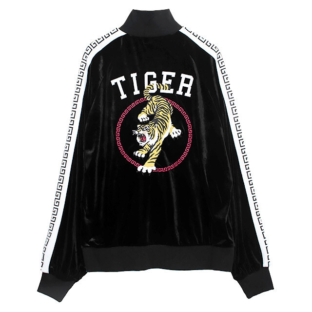 LISTEN FLAVOR Tiger China Velour Track Jacket - Tokyo Otaku Mode (TOM)