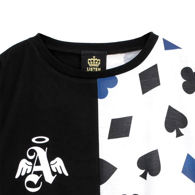 LISTEN FLAVOR Ace of Heart Playing Cards Switching Top - Tokyo Otaku ...