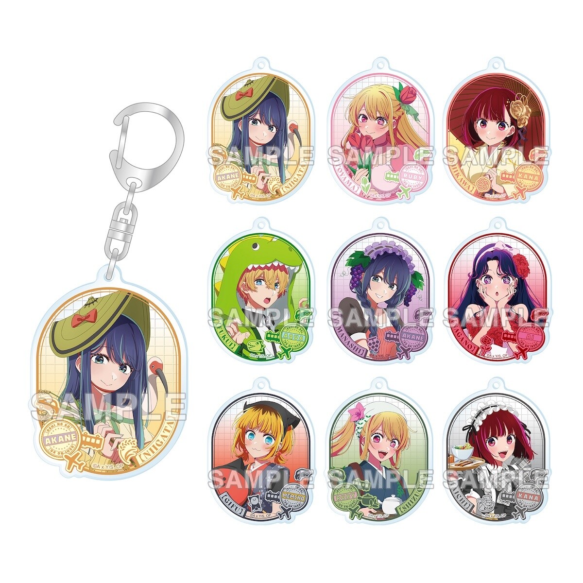 Oshi no Ko [47 Todofuken no Ko] Tradable Acrylic Keychain Chubu Area Complete Box Set - Tokyo ...