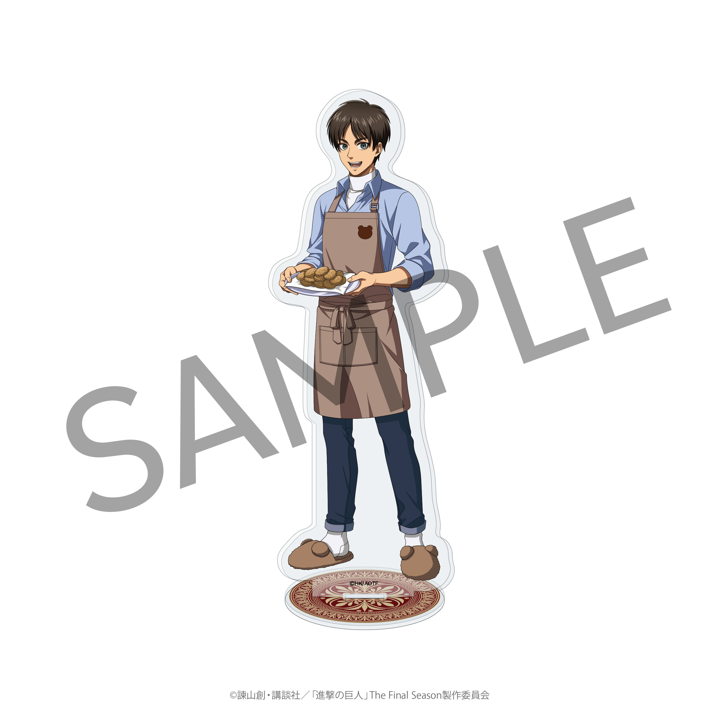 3 O'clock Attack on Titan Recycled Acrylic Stand Eren - Tokyo Otaku ...