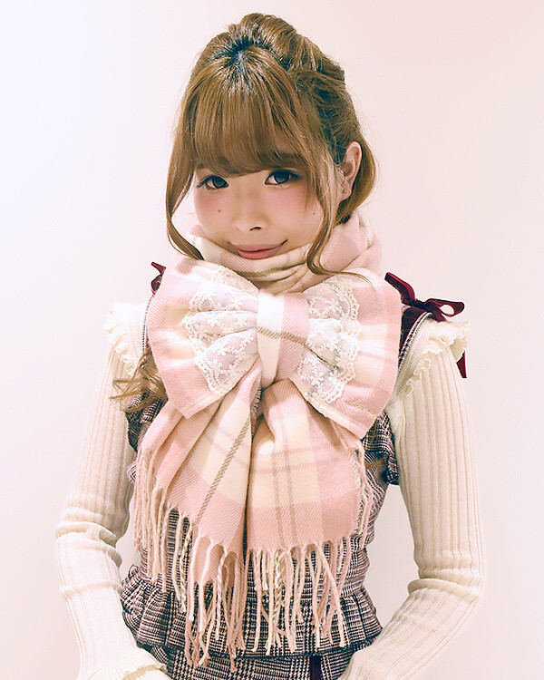 LIZ LISA Ribbon Checkered Stole - Tokyo Otaku Mode (TOM)