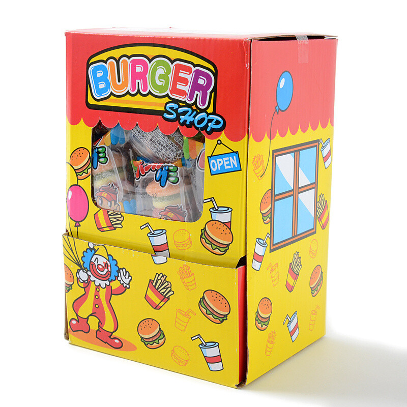 Hamburger Gummy Candy Bulk Set