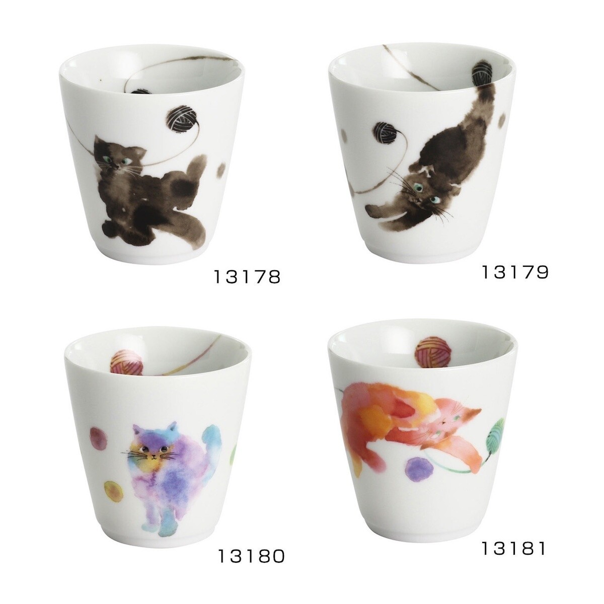Moko Neko Mino Ware Cups - Tokyo Otaku Mode (TOM)