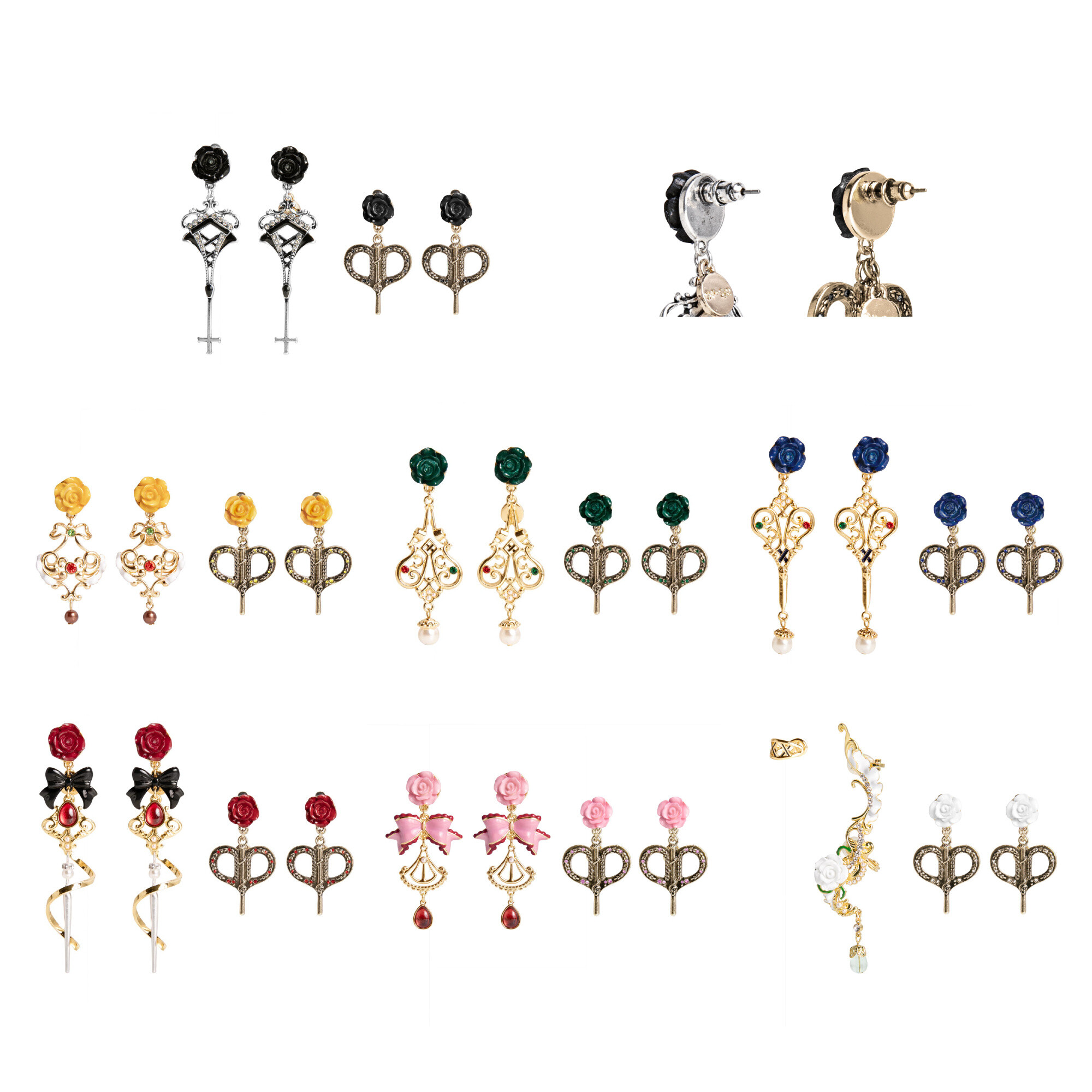 MAYLA Rozen Maiden Iconic Ear Object Earrings Complete Set - Tokyo Otaku Mode (TOM)