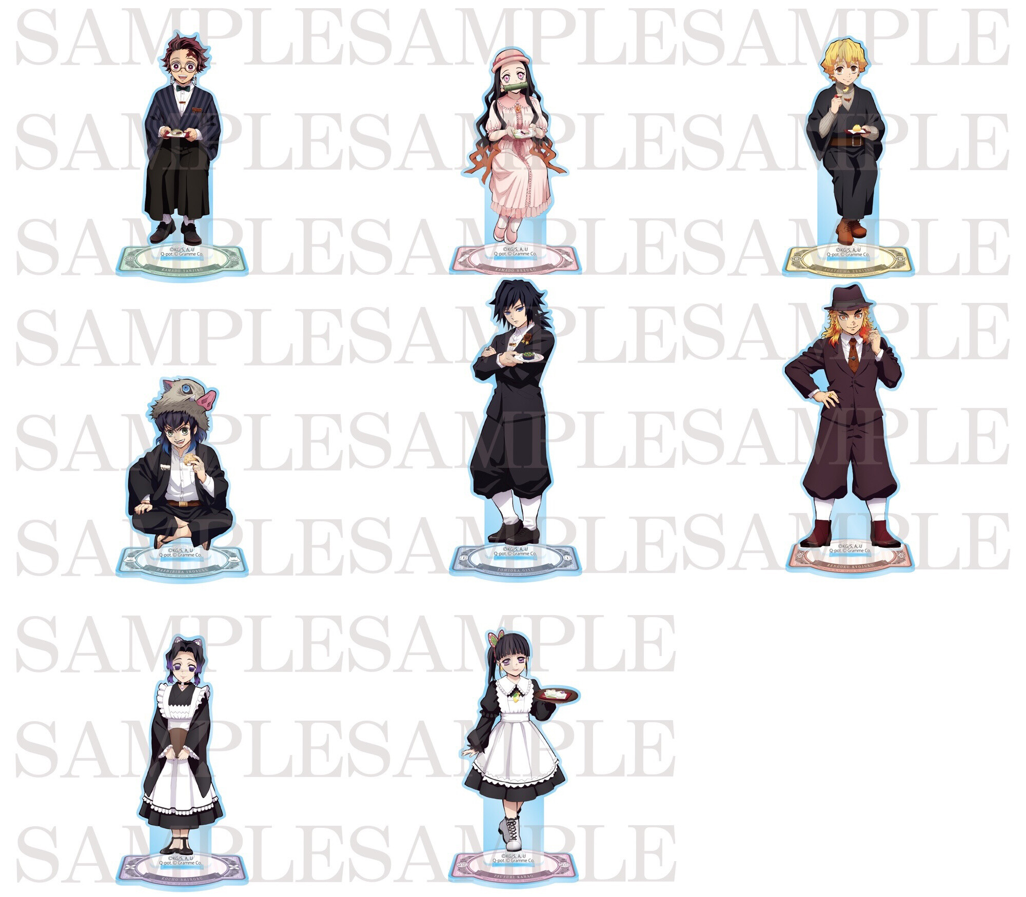 Demon Slayer: Kimetsu no Yaiba x Q-Pot. Collaboration Acrylic Stand (Re ...