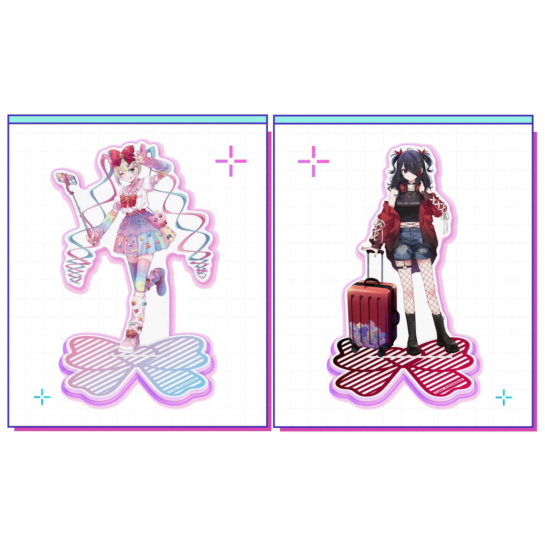 Needy Streamer Overload East and West Key Visual Acrylic Stand - Tokyo ...