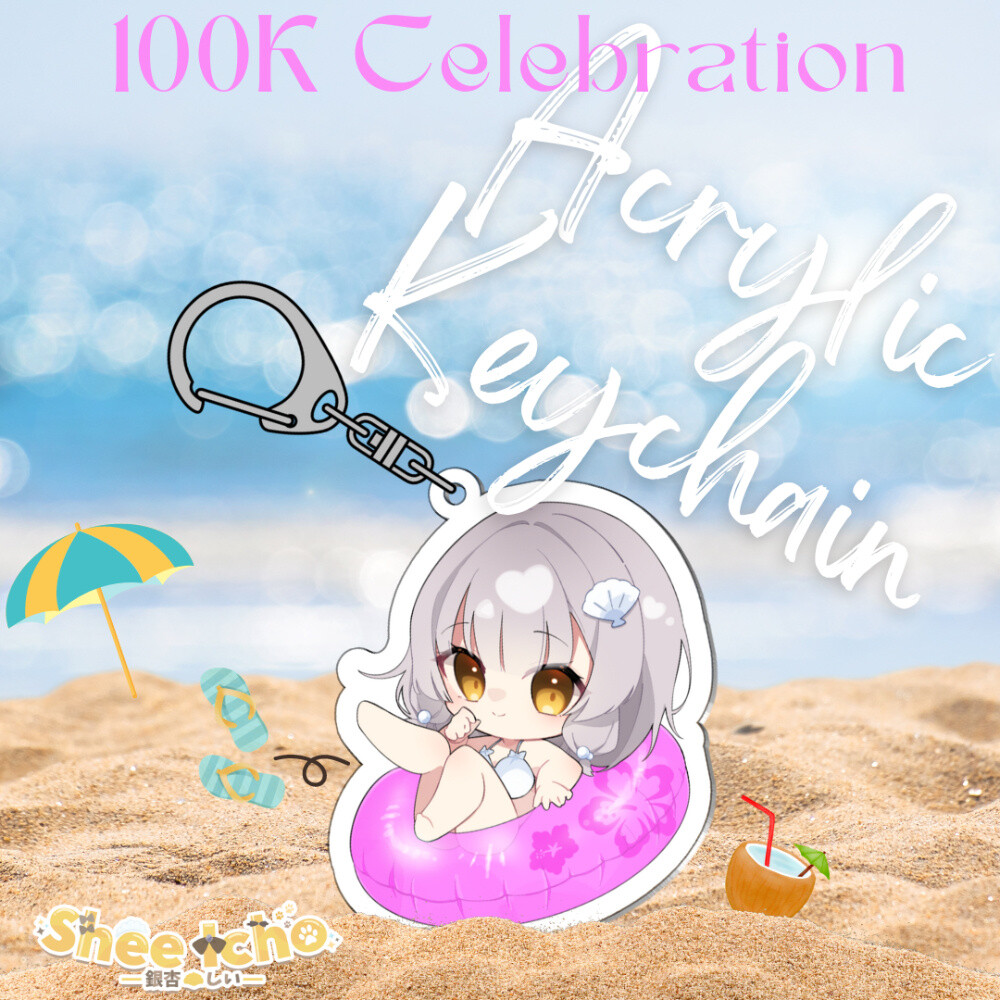 Shee Icho 100K Celebration Acrylic Keychain: Production kawaii - Tokyo ...