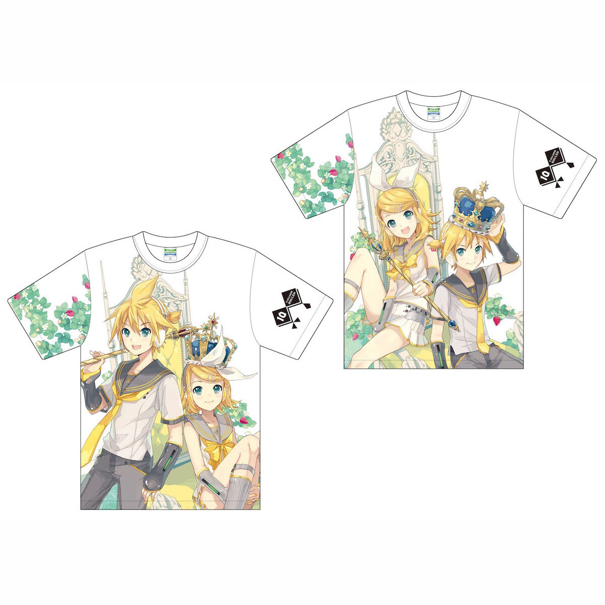Kagamine Rin/Len 10th Anniversary Graphic T-Shirt: iXima - Tokyo Otaku ...