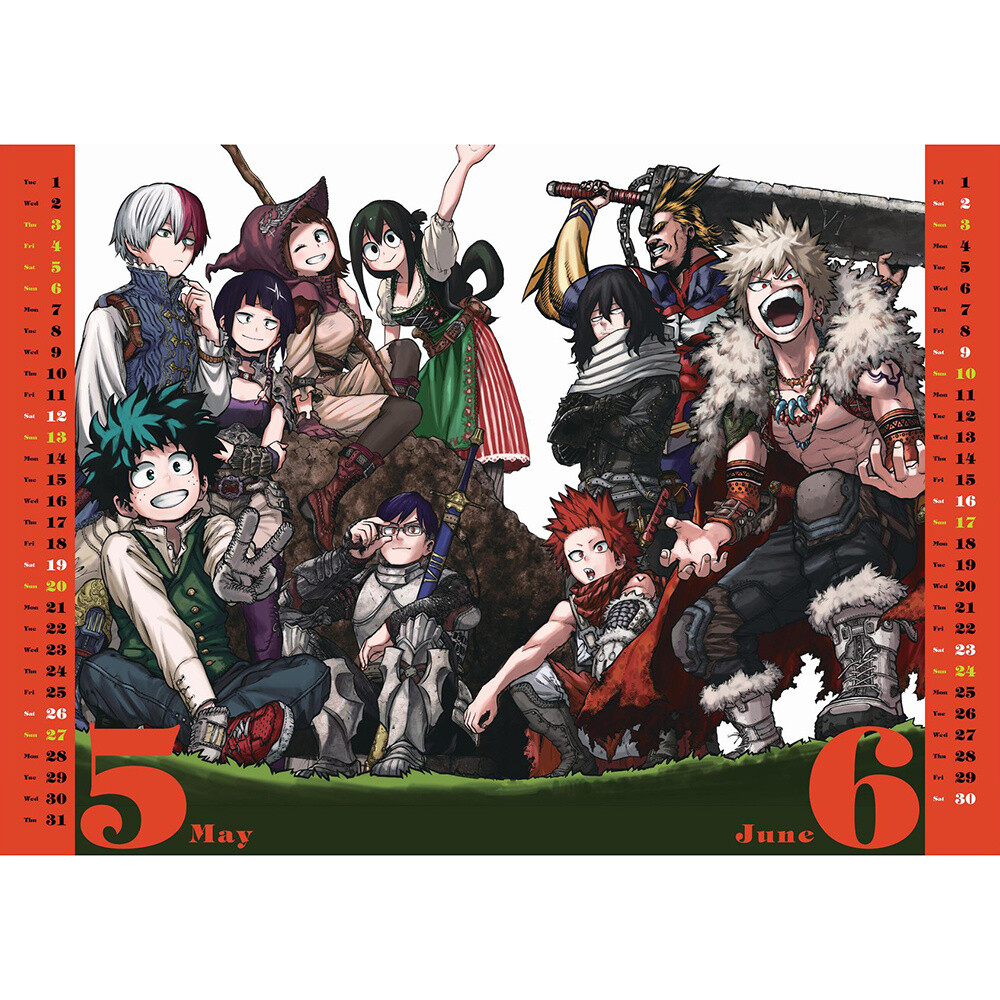 My Hero Academia 2018 Comic Calendar - Tokyo Otaku Mode (TOM)