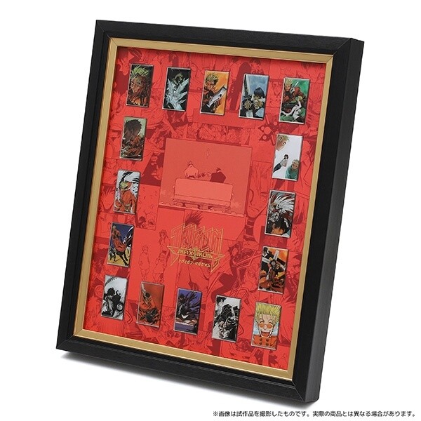 Trigun Maximum Pin Badge Collection with Wood Frame - Tokyo Otaku Mode ...
