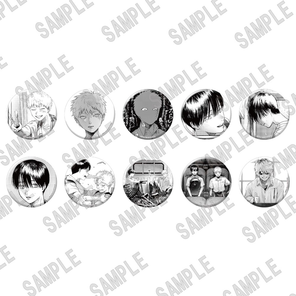 The Summer Hikaru Died Tradable 76 Mm Tin Badge Complete Box Set