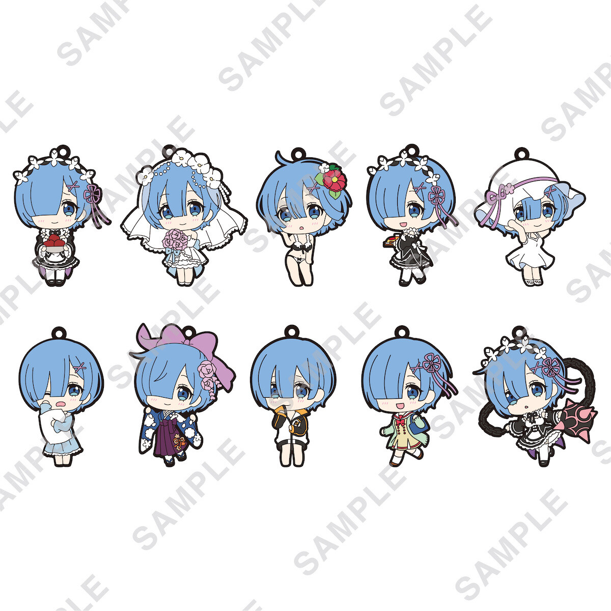 Re:Zero Various Memories with Rem Trading Rubber Strap Collection Box ...