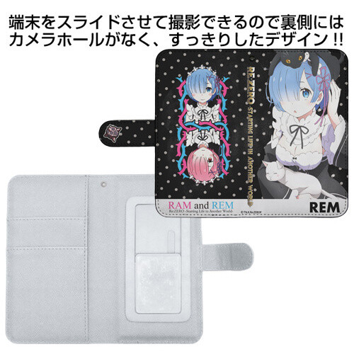 Re:Zero -Starting Life in Another World- Rem Notebook-Style Smartphone ...