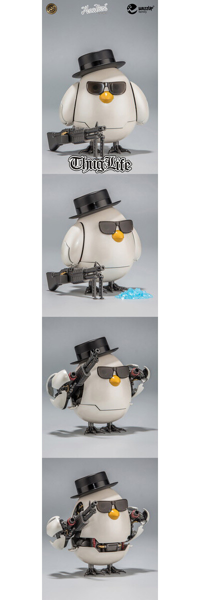 Q-mech Battle Chicken Thug Life Mr. White - Tokyo Otaku Mode (TOM)